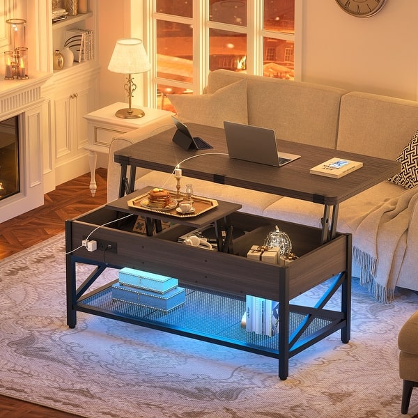 coffee table converts into dining table