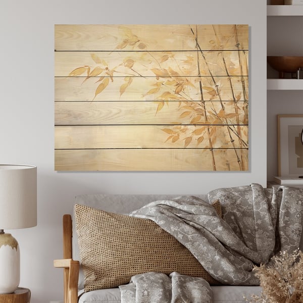 bamboo wall feature