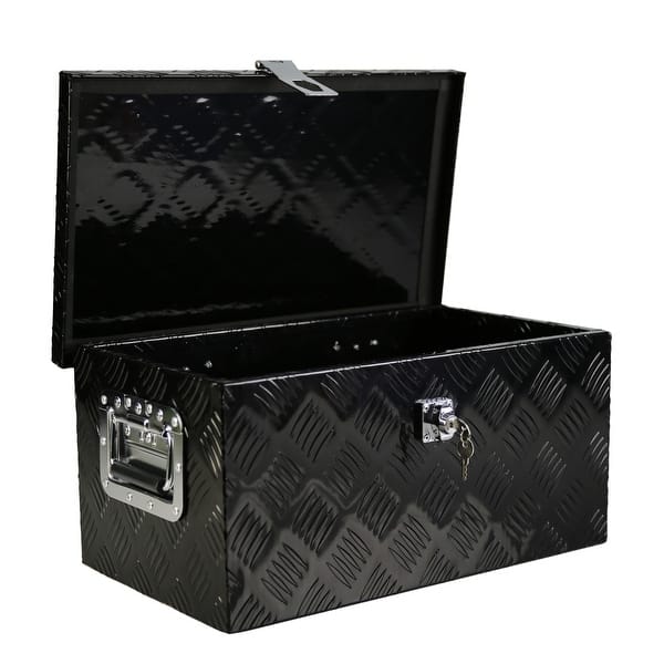 20 Inch Aluminum Tool Long Box with Lock Side Handle and Keys - On Sale ...