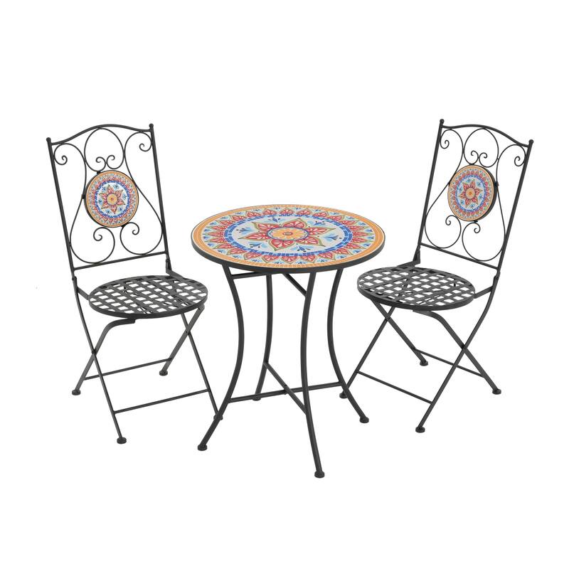 Christopher Knight Home Victoria's Elegant Patio Bistro Set - Overstock ...