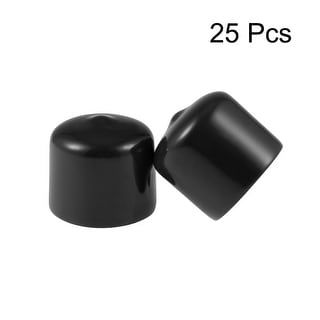 25pcs 24mm Round Vinyl End Cap Screw Thread Protector Rubber Caps ...