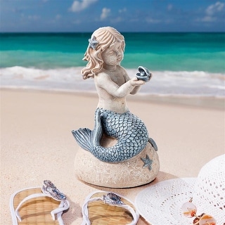Design Toscano Jewels of the Deep Girl Mermaid Statue - Bed Bath ...