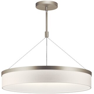 Kichler Mercel Single Light 26" Wide LED Drum Chandelier - Bed Bath ...