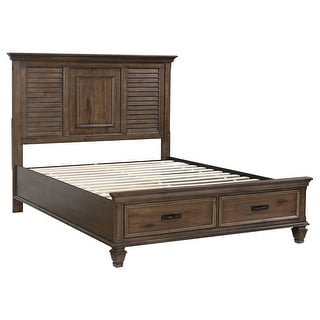 Franco Farmhouse 2-drawer Wood Storage Panel Bed - Bed Bath & Beyond ...