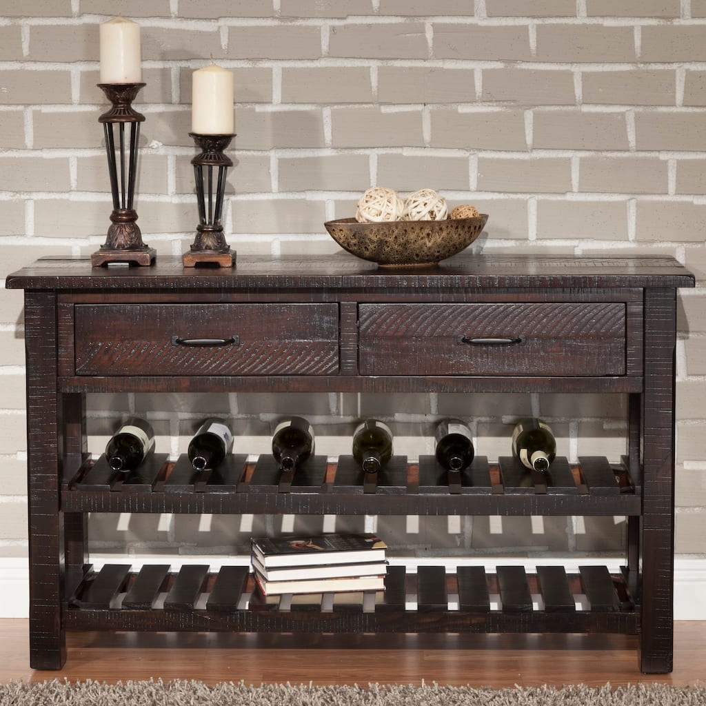 Barn Door Sofa Console Table by Martin Svensson Home - Overstock - 20865640