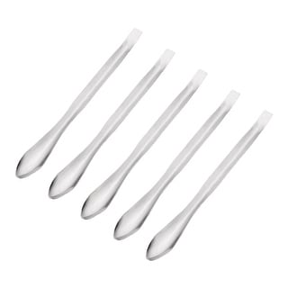 Micro Scoop Stainless Steel Reagent Sample Spoon Lab Spatulas 5Pcs ...