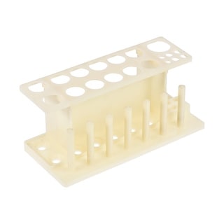 Test Tube Stand Holder Rack 15 Wells 6 Pins for 20-22mm Tubes White ...