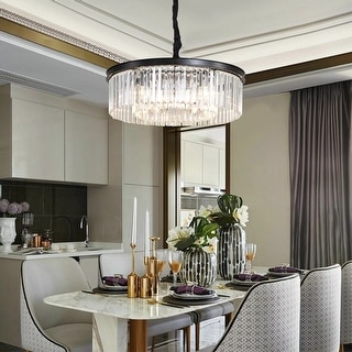 Round LED Ring Pendant Light Chandelier Ceiling Light Fixture Lamp - 23 ...