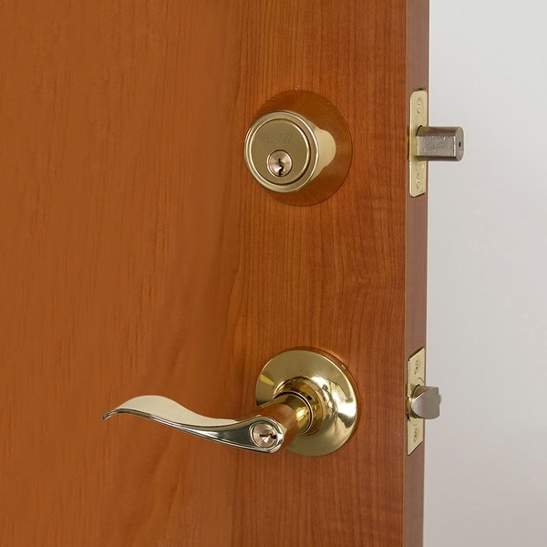 Design House 782763 Single Cylinder 2-Way Round Corner Deadbolt with ...