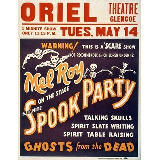 Poster For Horror Spook Show History - Bed Bath & Beyond - 24384623