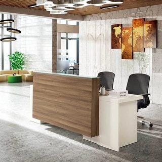 Latest Design Wooden Modern Front Desk Office Reception Desk Office ...