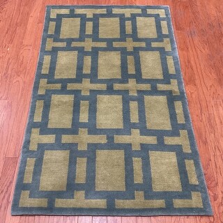 HERAT ORIENTAL Handmade Tibetan Wool Rug - 3'6" x 5'8" - Bed Bath ...