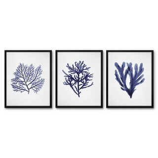 Americanflat - Coastal Wall Art Set - Seaweed 9, Seaweed by Gal Design ...