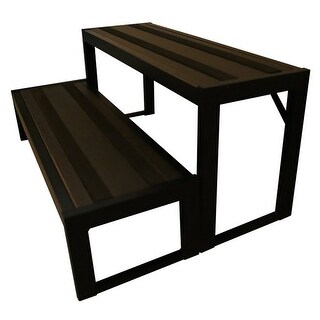 30 in. Elite 2-Tier Metal Step in Smoke - Bed Bath & Beyond - 33285864