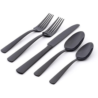 Oneida Aptitude Glossy Midnight 20 Piece Set, Service for 4 - Bed Bath ...