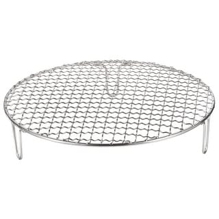 Round Cooking Rack 9.8" Stainless Steel Cross Wire Barbecue Grill W ...