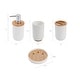 Kralix 4pc Ribbeds Bath accessory Set - Bed Bath & Beyond - 37623312