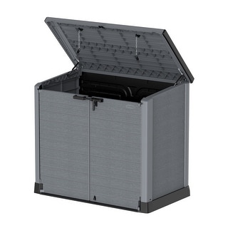 Duramax CedarGrain StoreAway 1200L Outdoor Deck & Garden Storage Box ...