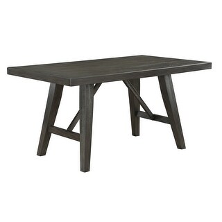 Rera 72 Inch Rectangular Counter Height Dining Table, Flared Legs ...