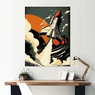 Designart "Space Shuttle" Space Metal Wall Art - Bed Bath & Beyond ...
