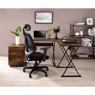Multifunctional L-Shaped Computer Desks with Sturdy Construction, Metal ...