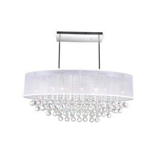 Radiant 9 Light Drum Shade Chandelier With Chrome Finish - Bed Bath ...