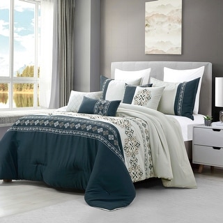 Levana Luxury 7 Piece Comforter set - On Sale - Bed Bath & Beyond ...