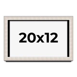 20x12 Shadow Box Frame Silver Real Wood Contemporary Shadowbox Display ...