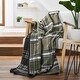 IBENA Cotton Blend Fall Inspired Plaid Throw Blanket 'Molde' - Bed Bath ...