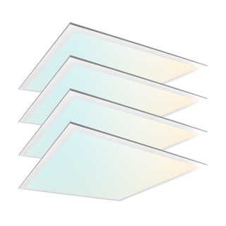 Luxrite 2x2 FT LED Panel Lights 30/35/40W 3 Color Selectable Dimmable ...