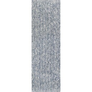 8' Slate Heather Plain Runner Rug - 3'6" - Bed Bath & Beyond - 39591025