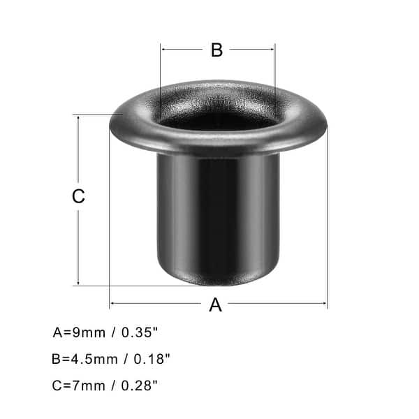 Grommets Eyelets with Washers Kit, Copper Grommet Chrome Plated for ...