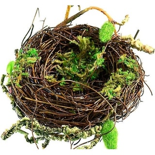 Decorative Bird Nests - Craft Bird Nest 3in. Diameter natural brown and ...