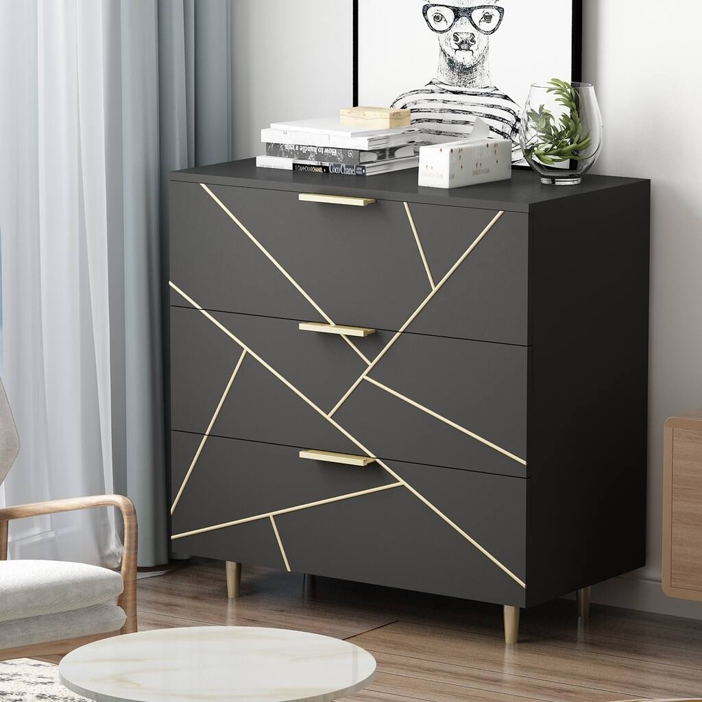 3-drawer Utility Dresser Chest for Home - Overstock - 34299986