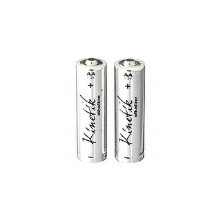 Kinetik 53312 AA Alkaline Batteries (50 Pack), Silver Kinetik 53312 AA ...