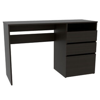 Compact 3-Drawer Computer Desk with Spacious Top & Shelf - Bed Bath ...