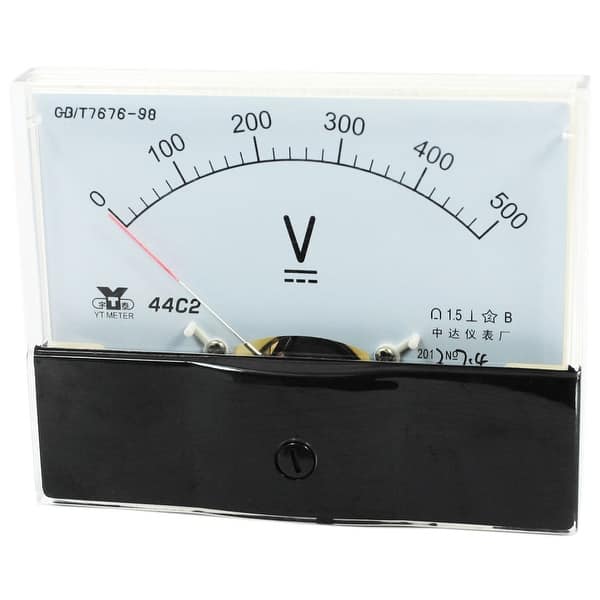Measurement Tool Analog Panel Voltmeter DC 0 - 500V Measuring Range ...