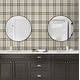 Seabrook Designs Calverlay Plaid Prepasted Wallpaper - Bed Bath ...