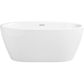 PROFLO Cornwall 59" Free Standing Acrylic Soaking Tub with Center - Bed ...