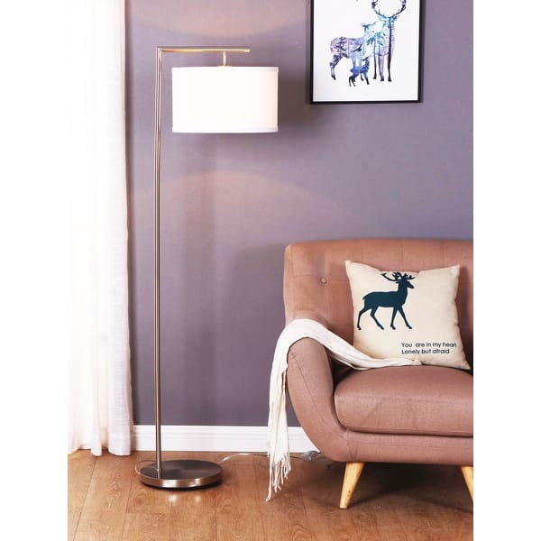 Brightech Montage Modern Brushed Nickel Floor Lamp - Bed Bath & Beyond ...