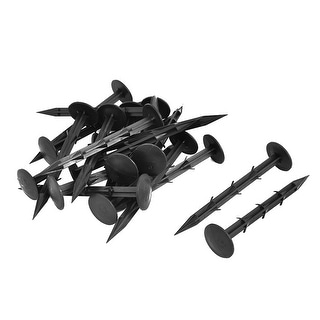 Garden Parterre Plastic Weed Tools Securing Peg Nail Black 15.5cm ...
