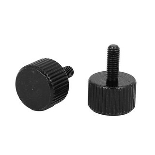 Computer PC Case Zinc Plated Flat Head Knurled Thumb Screw M3x6mm - Black - Bed Bath & Beyond ...
