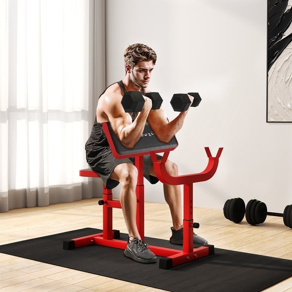 triceps curl bench