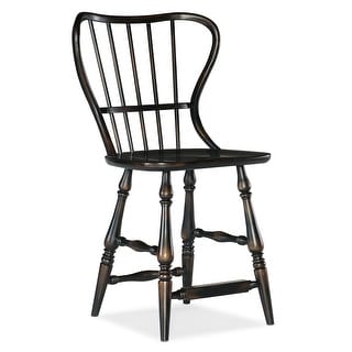 Ciao Bella Spindle Back Counter Stool-Black - 23.75"W x 42.75"H x 23"D ...