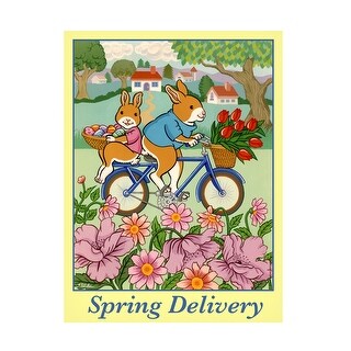 Kimura Designs 'Spring Delivery' Canvas Art - Bed Bath & Beyond - 39538524