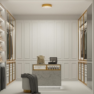 Crackle 14in LED Flush Mount - Bed Bath & Beyond - 42220526