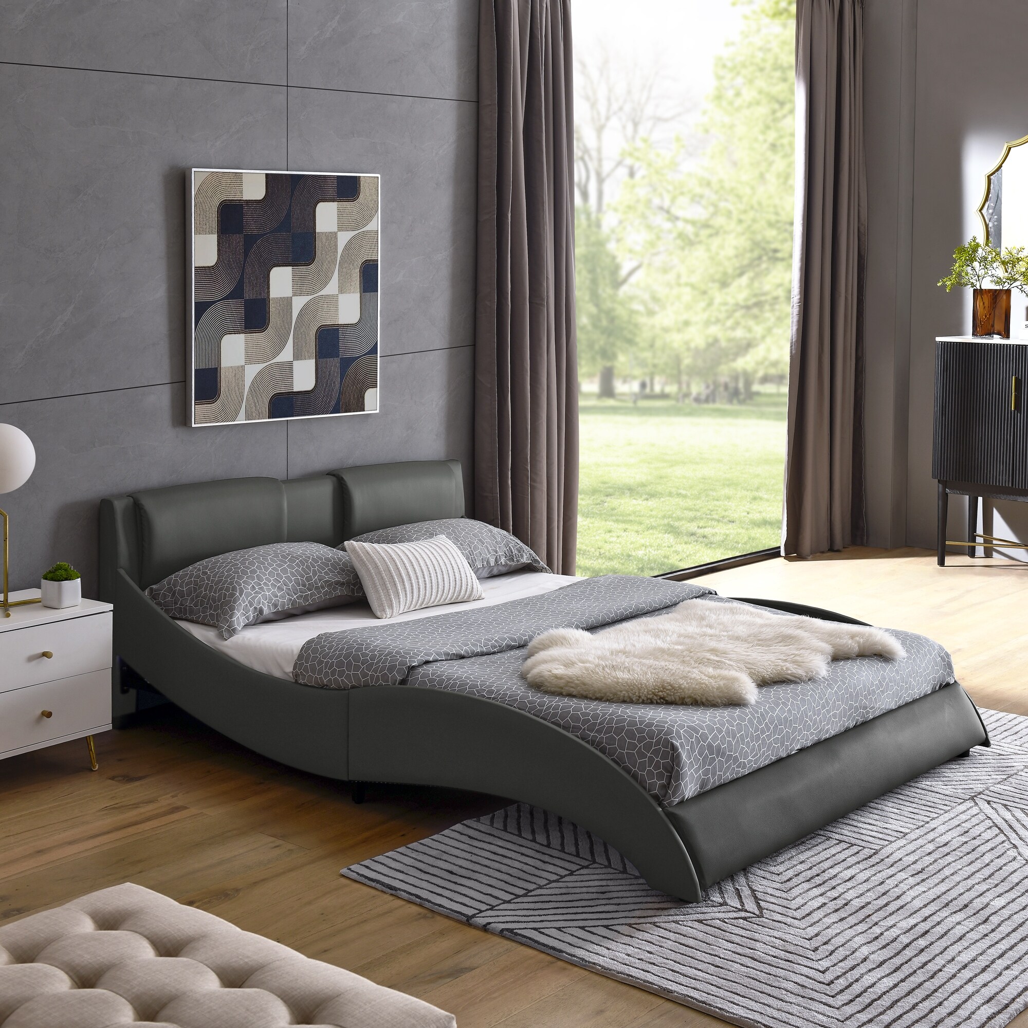 Padded upholstered headboard store