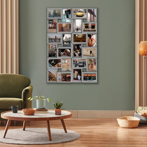 rustic multi photo frame