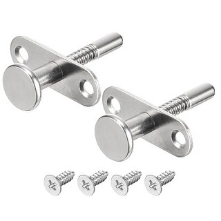 Plunger Latches, Steel Spring-Loaded Bolt Plunger Latch 2Pcs - Bed Bath ...