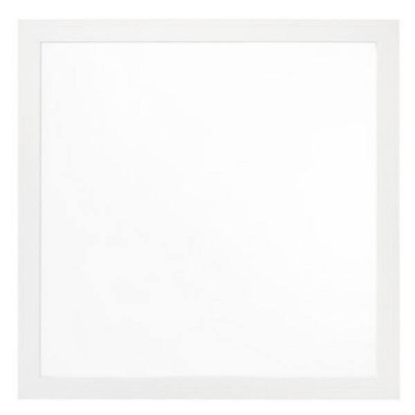 40 Inch Wall Mirror, Sleek Square Wood Frame - White - 40 L x 1 W x 40 ...